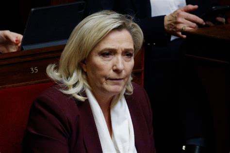Réforme Des Retraites Marine Le Pen Annonce Déposer Une Motion De Censure