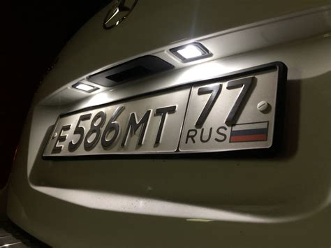 Рамки гос номера RCS — Mercedes-Benz GLK-Class (X204), 2,1 л, 2014 года ...