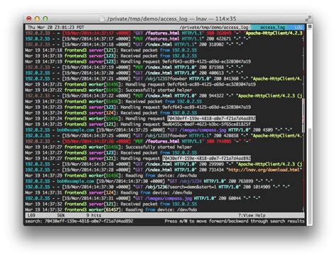 Lnav Log File Navigator