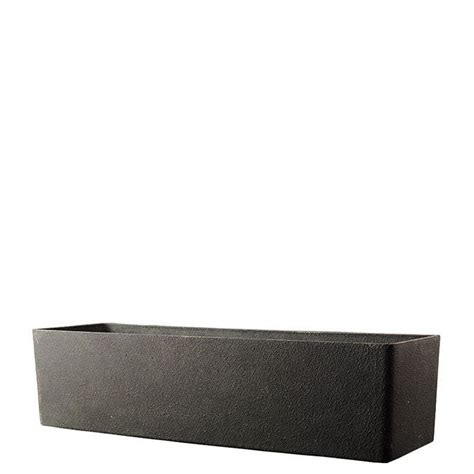 Limestone Rectangular Planter Medium Verdigris Flourishph