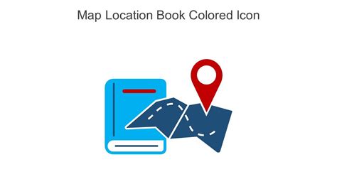 Map Location Book Colored Icon In Powerpoint Pptx Png And Editable Eps Format PPT PowerPoint