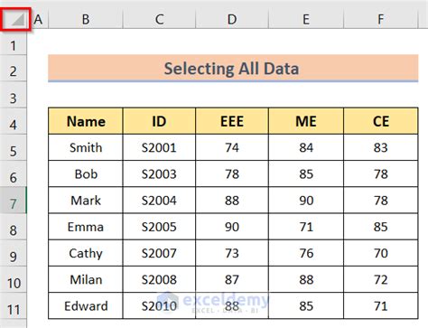 How To Select Column To End Of Data In Excel 3 Easy Methods