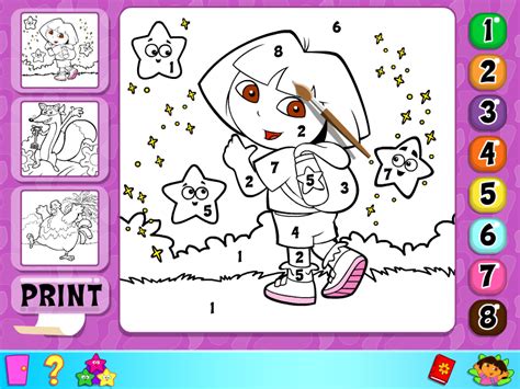 Dora The Explorer Click And Create 1 The Big Red Chicken Play Online On Flash Museum 🕹️