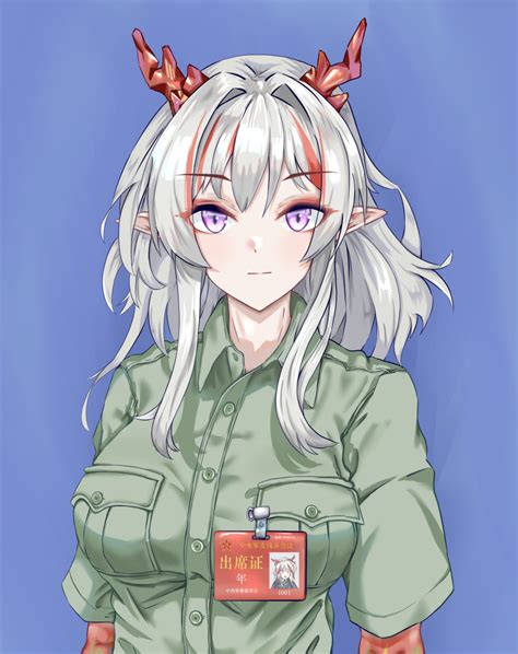 Lt Mue Nian Arknights Arknights Absurdres Chinese Commentary