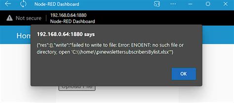 Ajax Form File Upload Catch File Write Error General Node Red Forum