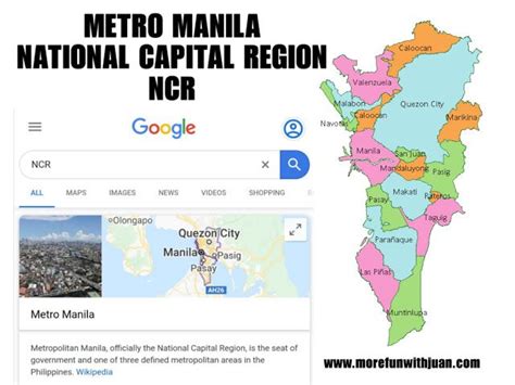 Metro Manila Vs Ncr Are They Different Or The Same Map Of Metro