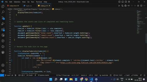 coding ninjas frontend skill test 1 todo list youtube