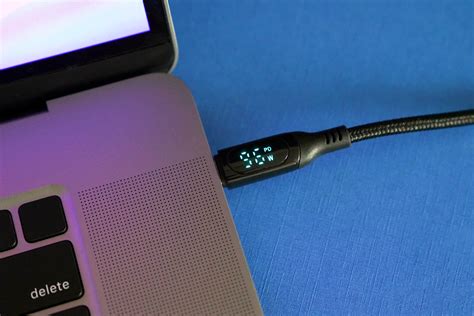 Usb C Cable With Built In Led Display Lets You See Your Devices Power Consumption In Real Time