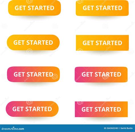 Click Here Button With Arrow Pointer Clicking Icon Stock Illustration Illustration Of Pack