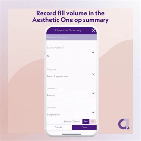 Aesthetic One Keeps Getting Better — You Can Now Record The Fill Volume