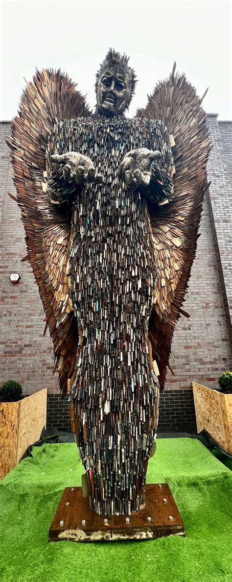 James Frith Mp On Linkedin Mixed Emotions Visiting The Knife Angel Which Has Arrived In Bury Today…