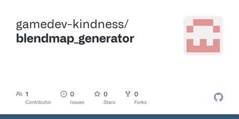 GitHub Gamedev Kindness Blendmap Generator