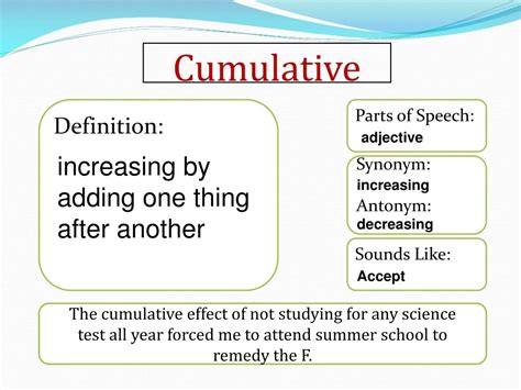 Ppt Cumulative Powerpoint Presentation Free Download Id9284134