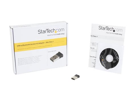 StarTech Mini USB Bluetooth 4 0 Adapter Wireless Dongle Newegg Com