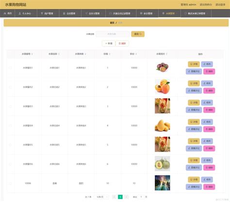 【万字文档ppt源码】基于springbootvue的水果商城项目 可用于毕设 课程设计 练手学习51cto博客水果项目ppt