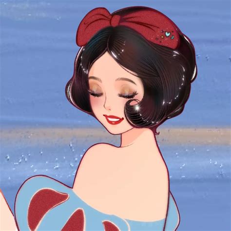 迪士尼 白雪公主与王子 情侣头像 微信背景 堆糖美图壁纸兴趣社区