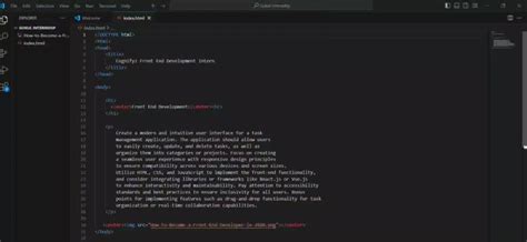 My Journey Into Front End Development At Cognifyz Gokulakannan P