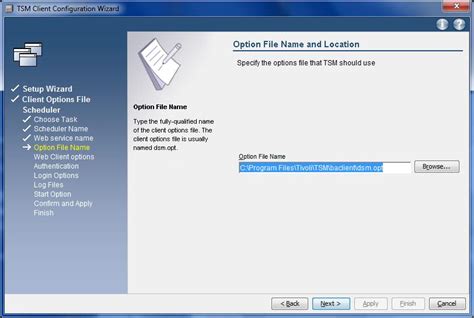 Tivoli Tsm Backup Einrichten Unter Windows Zentrum Für