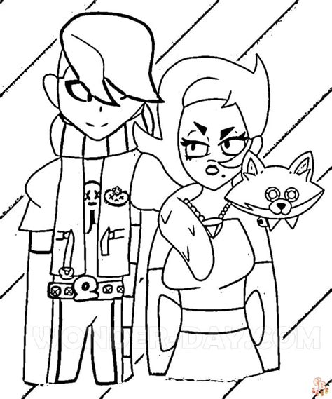 Brawl Stars Coloring Pages Printable Free
