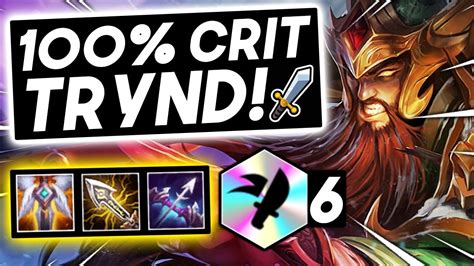 CRIT TRYNDAMERE TFT SET Teamfight Tactics RANKED Comp Meta Guide Strategy