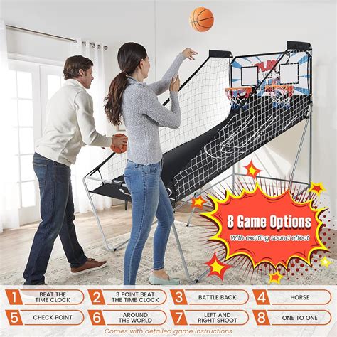 Buy Goplus Foldable Dual Shot Basketball Arcade Game Indoor Outdoor