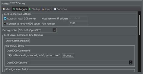 Solved Gdb Server Openocd Stmicroelectronics Community