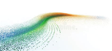 Colorful Data Visualization Representing Flow Dynamics And Information Patterns Copy Space For