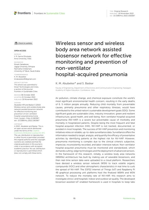 Pdf Wireless Sensor And Wireless Body Area Network Assisted Biosensor Network For Effective
