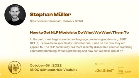 Stephan Müller On Linkedin Nlp Zurich Data