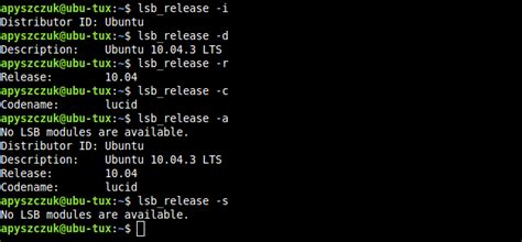 Linux Pomoc Polecenia Systemowe Lsbrelease Wyświetlanie Informacji O Dystrybucji