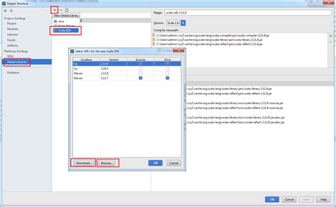 Java Configure Scala Project Sdk For Idea Stack Overflow