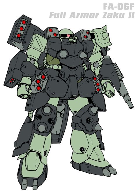 Fa 06f Full Armor Zaku Ii By Grebo Guru Lobos Espaciales Imagenes De