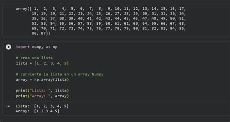 Para Saber Más Ventajas De Los Arrays Numpy Análisis Numérico
