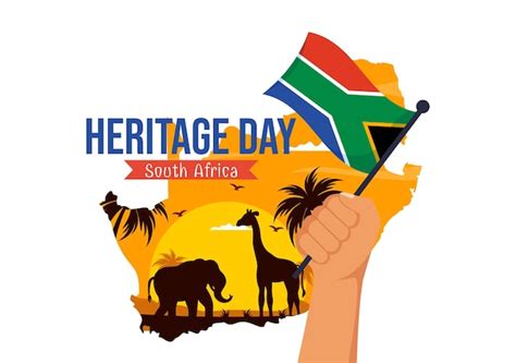Premium Vector Happy Heritage Day South Africa Illustration With