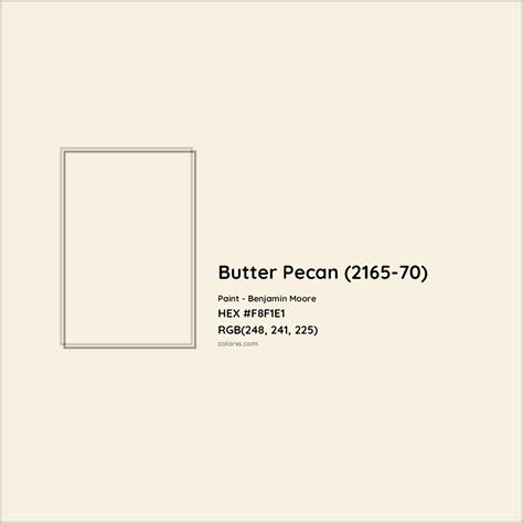 Benjamin Moore Butter Pecan Oc 89 2165 70 Paint Color Codes Similar Paints And Colors