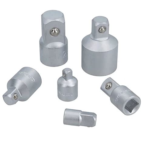 6pc Adapter Step Up Down Socket Adaptor Ratchets Sockets