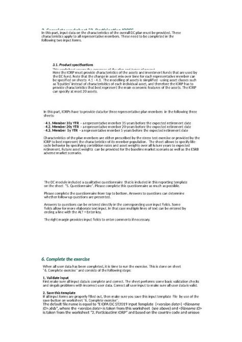 Dc Calculation Tool Input Template