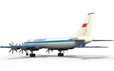 Tupolev Tu 114 3d Model