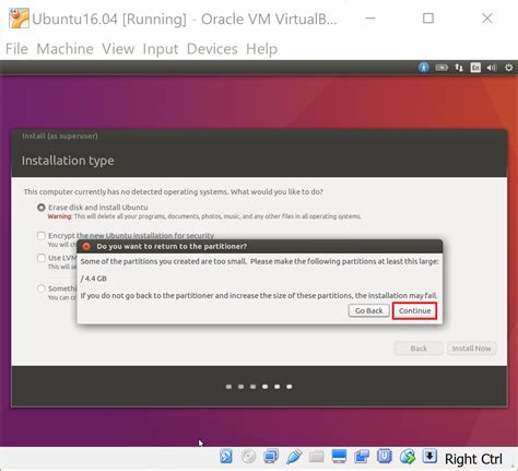 Ubuntu ลง Ubuntu 1604 Lts บน Oracle Vm Virtualbox แบบ Full Screen