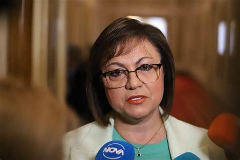 Корнелия Нинова Няма да участваме в служебния кабинет Bulletin Bg