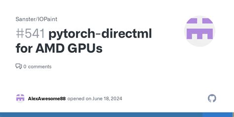 Pytorch Directml For Amd Gpus Issue Sanster Iopaint Github