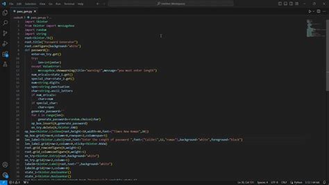 Mahesh Manda On Linkedin Python Tkinter Passwordgenerator Coding