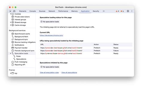 Debug Speculation Rules With Chrome Devtools Chrome For Developers