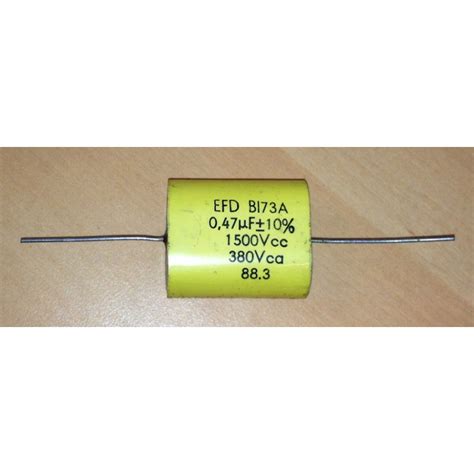 Condensateur 470nf 0 47uf 1500vcc Axial A470nf1500v