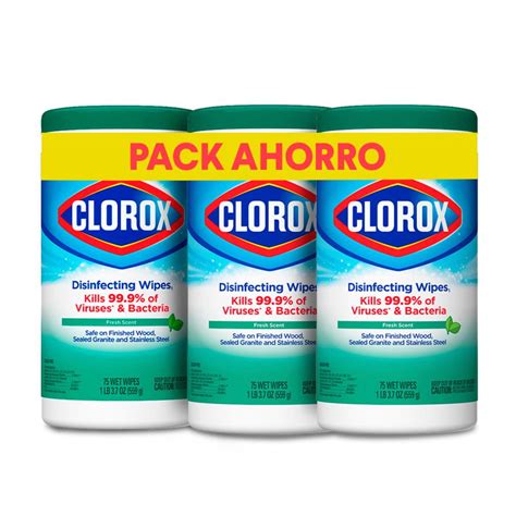 Pack Toallas Desinfectantes Clorox Fresh Scent Antibacterial Bodega