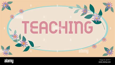 Sign Displaying Teaching Business Overview Act Of Giving Information