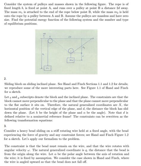 Solved This Is The Question For Advanced Dynamics Course Chegg