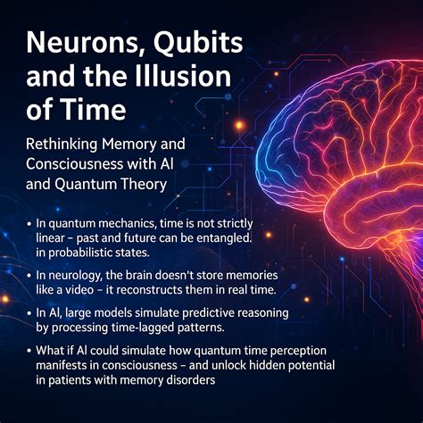 Neurons Qubits And The Illusion Of Time Rethinking Memory And Consciousness With Ai And