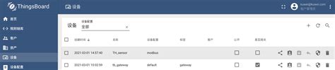 Thingsboard Modbus数据采集与控制 Csdn博客