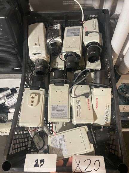 Lot Of Assorted Honeywell Digital Cctv Color Camera Digital Signal